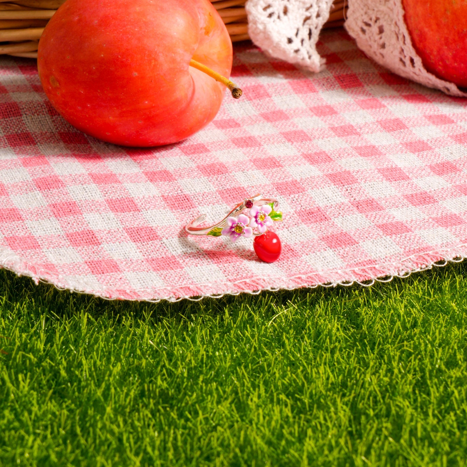 Apple Jewelry | Apple Ring | Apple Bracelet | Apple Necklace | Apple ...