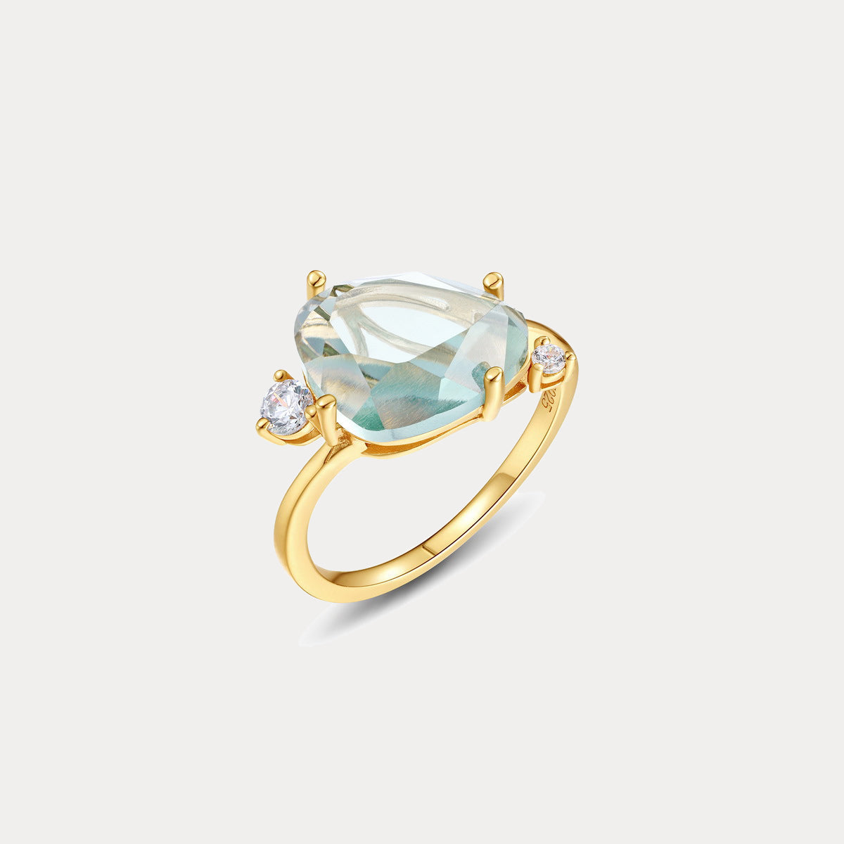Aquamarine Ring | Aquamarine Gold Ring | Aquamarine Wedding Ring ...