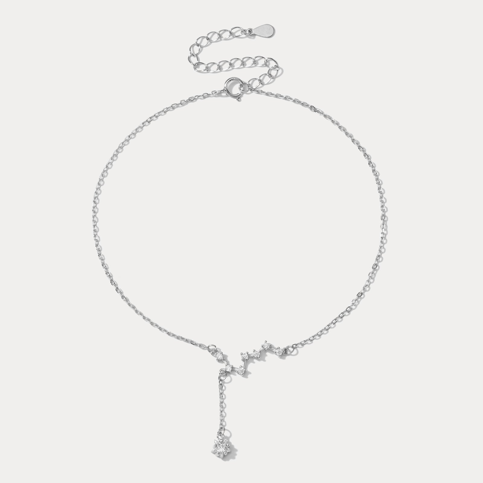 925 Sterling Silver North Star Anklet | Star Anklet for Women | Anklet ...
