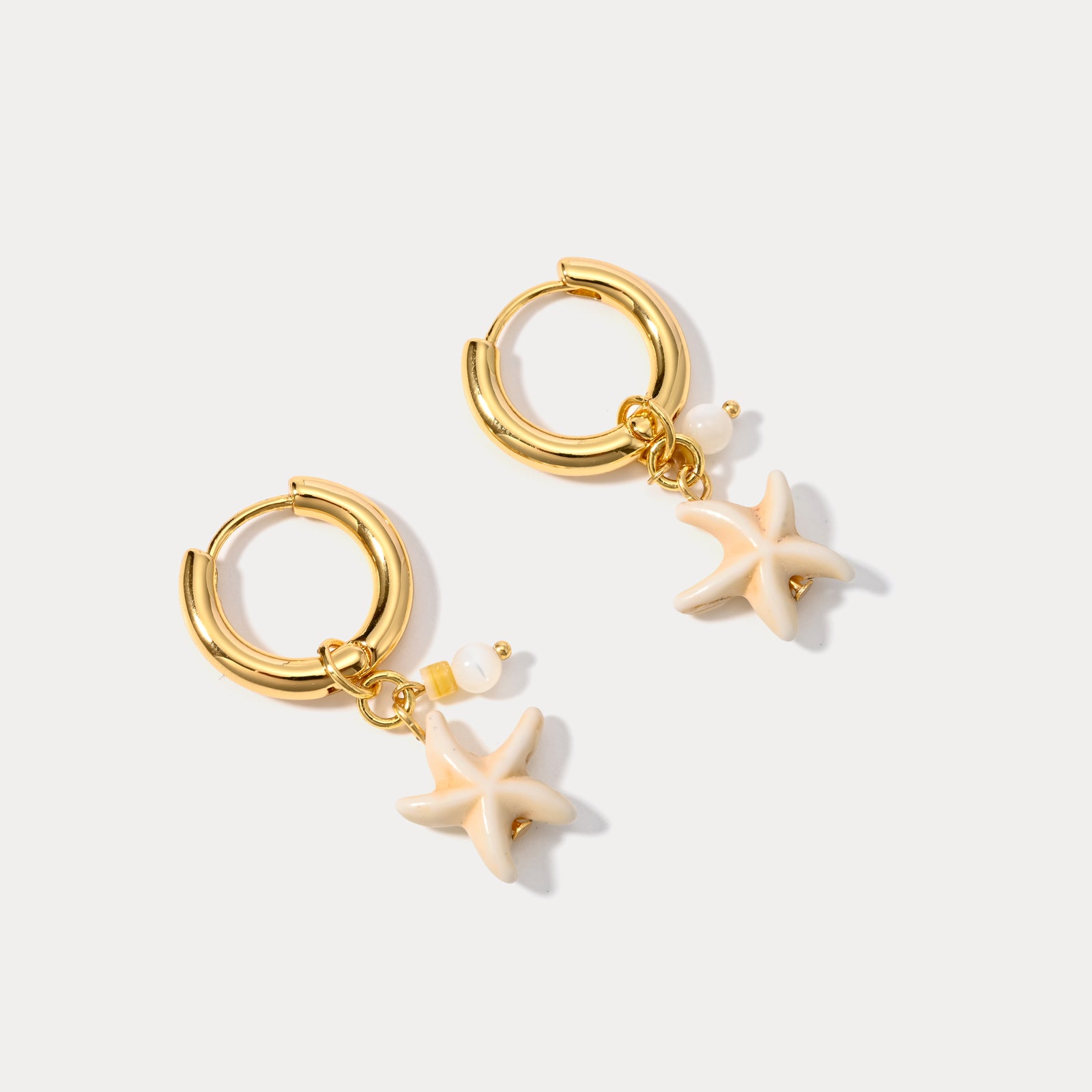 Starfish Boho Earrings | Boho Hoop Earrings | Starfish Earrings | Hoop ...