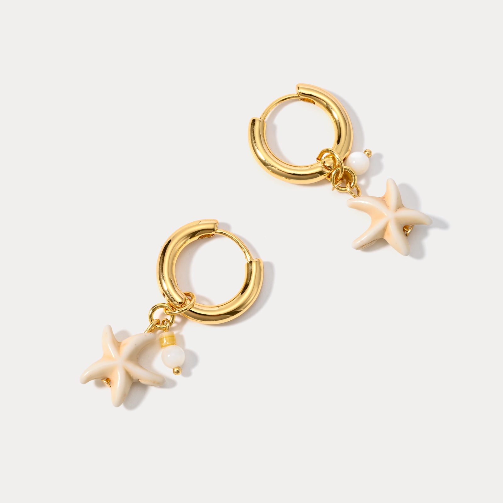Starfish Boho Earrings | Boho Hoop Earrings | Starfish Earrings | Hoop ...