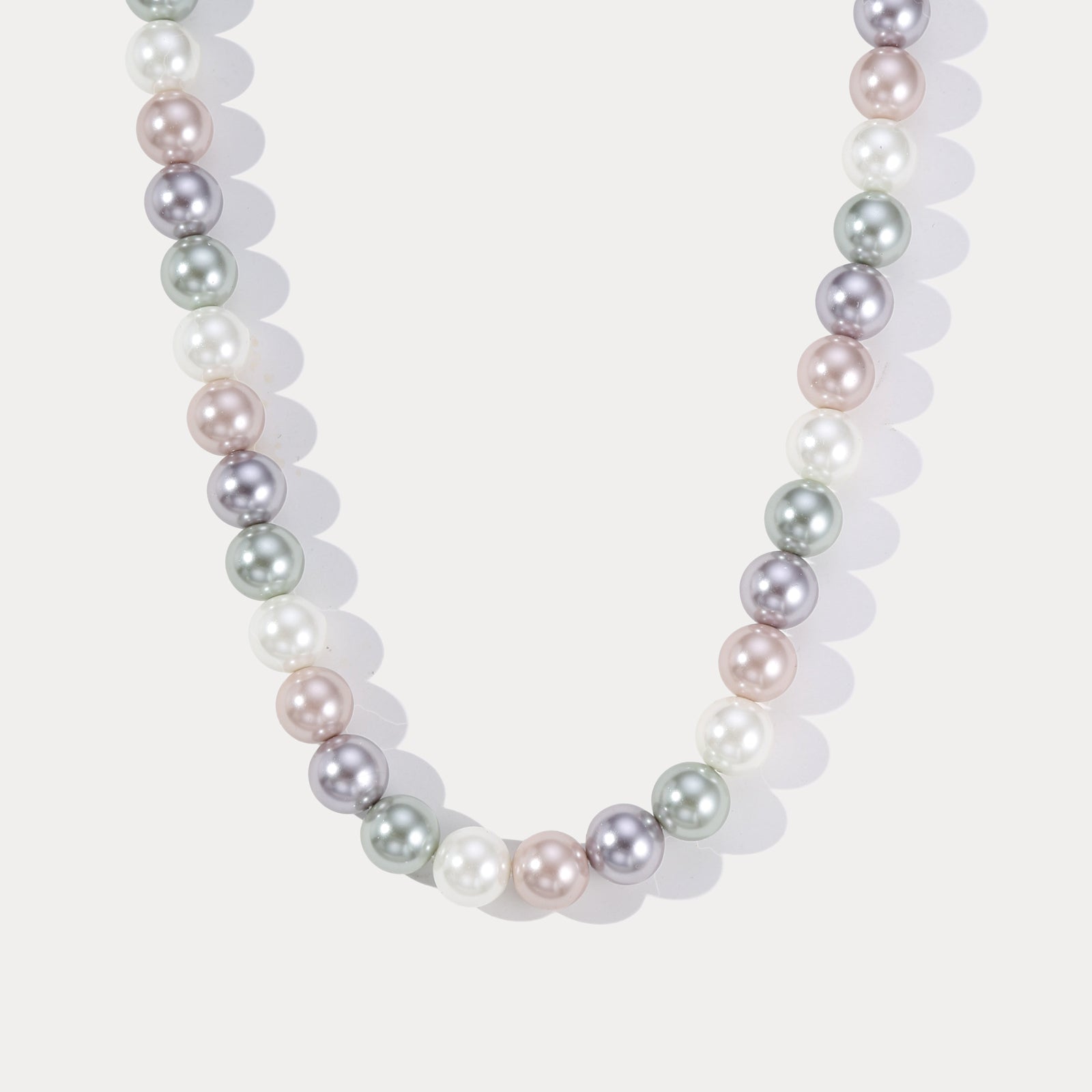 Tahitian Candy Color Pearl Necklace | Colorful Fresh Pearl Necklace ...