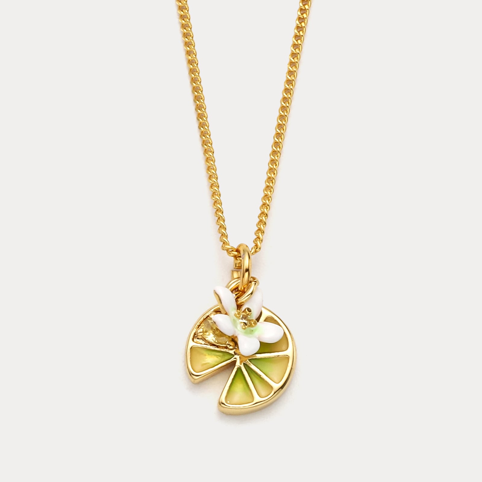 Lemon Necklace | Dainty Lemon Necklace | Lemon Necklace for Women ...
